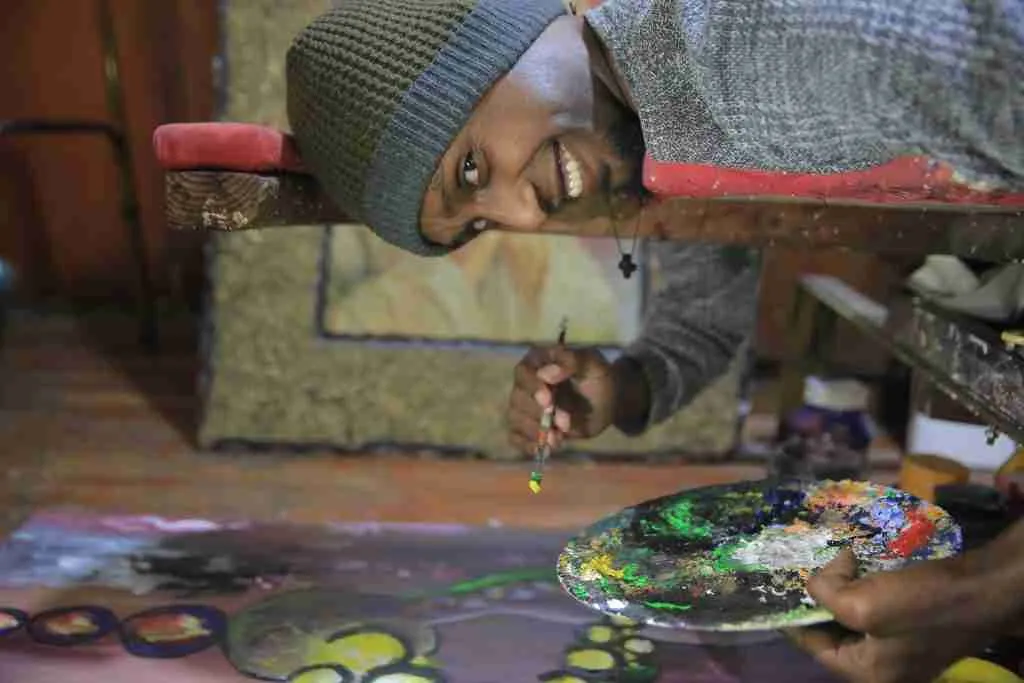 Defiant Brushstrokes: Biruk Yeshitla’s Artistic Journey Through Pain ...